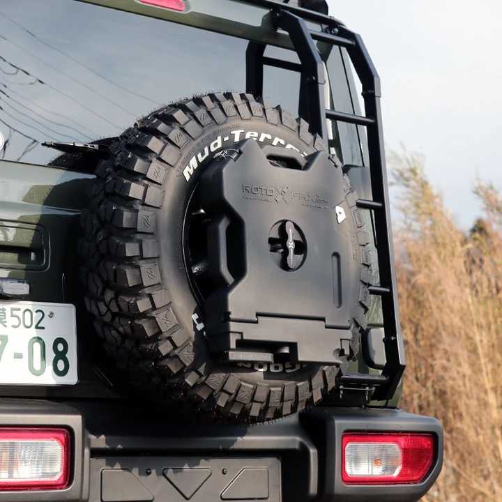 2018 2019 2020 2021 Jimny Accessories Spare Tire Bracket Amount With Oil Drum For Suzuki Jimny ...