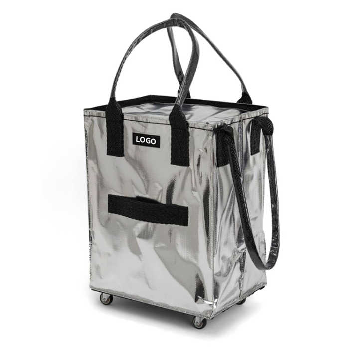 Leallle Reusable Grocery Bag on Wheels - Durable & Convenient