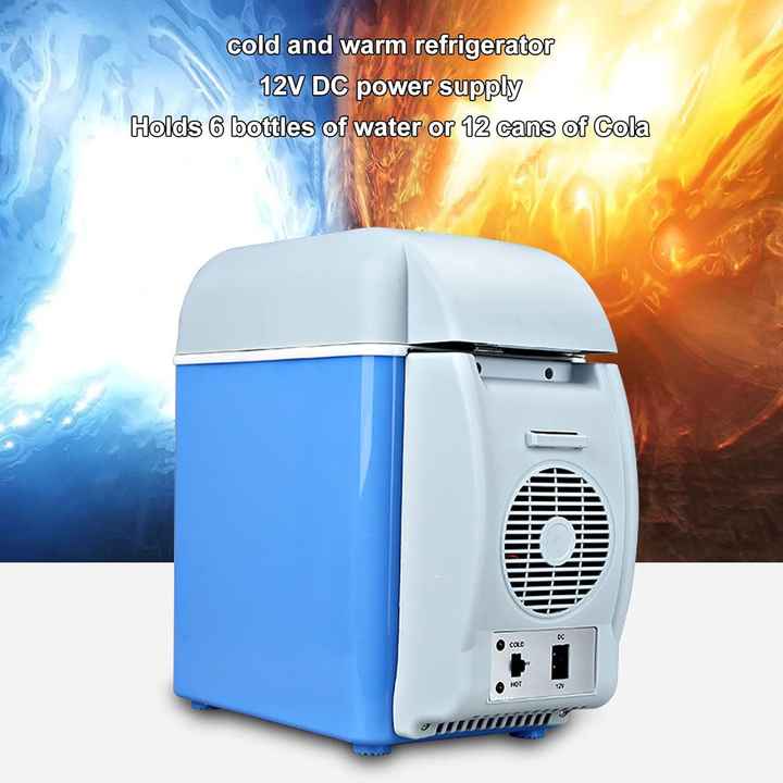 12V DC Powered Mini Fridge Refrigerator Ideal for Car Picnic and ...