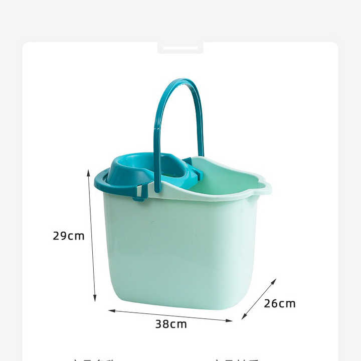 Mop Drainage Bucket Plastic Old-style Thickened With Wheels to Wring ...