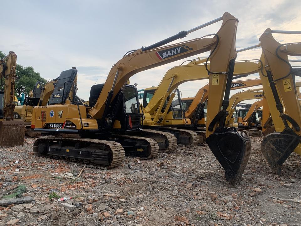 99% New Digging Machine Cabin Excavator Sany SY155C 15TON Used ...