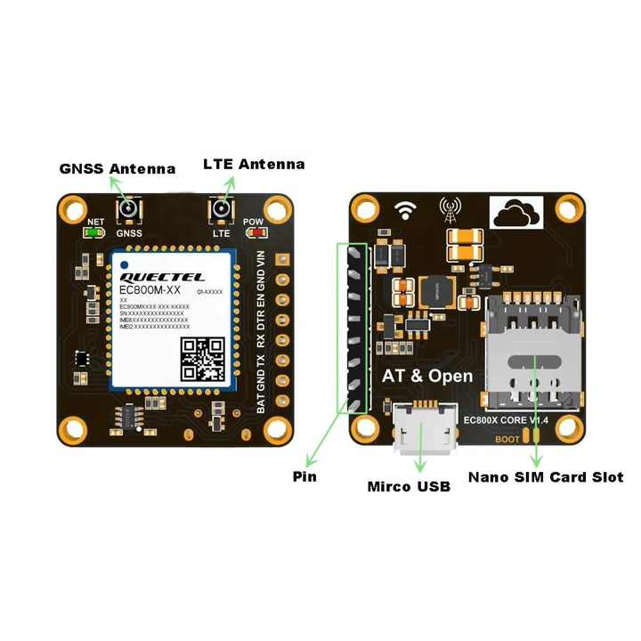 EG800K-EU Core Board - Quecte LTE Cat1 Bis Module in Stock