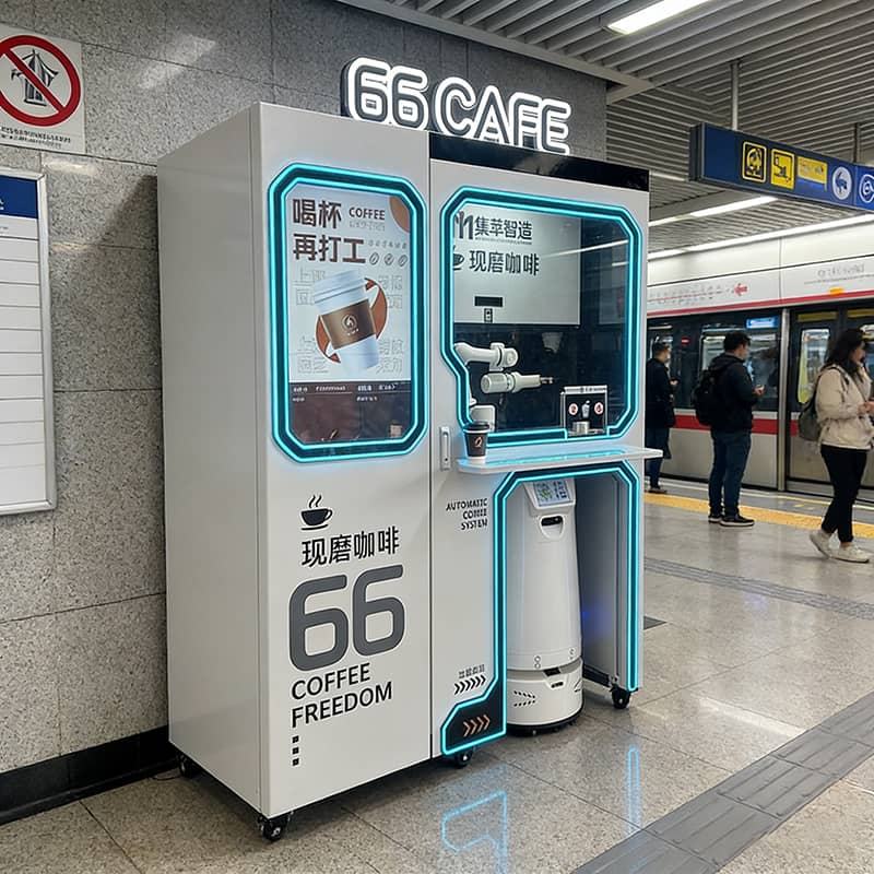 Collaborative Robot Arm Coffee Machine With Intelligent Delivery ...