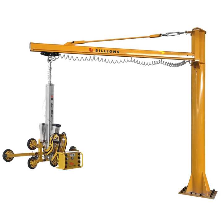 Jib and Overhead Glass Deep Processing Pneumatic Vacuum Lift Slab ...
