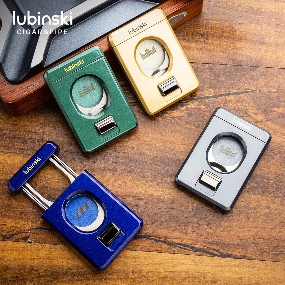 Lubinski Factory Semi-automatic Cigar Cutter Stainless Steel Cigar ...