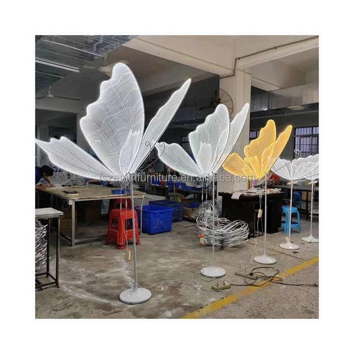 Wedding Butterfly Decorations - Large LED Butterfly Lamps