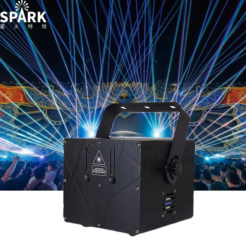 SP 4W 3D Laser Projector Full Color IP33 Beam Animation Stage DJ Laser ...