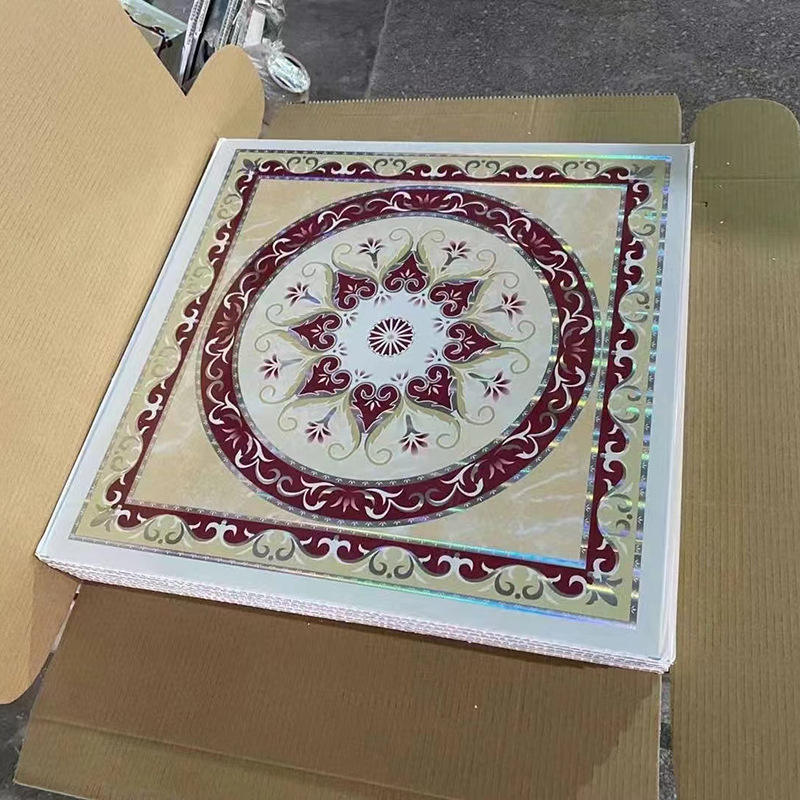 PVC Square Ceiling Panels Integrated Suspended Ceiling Tiles Moisture ...