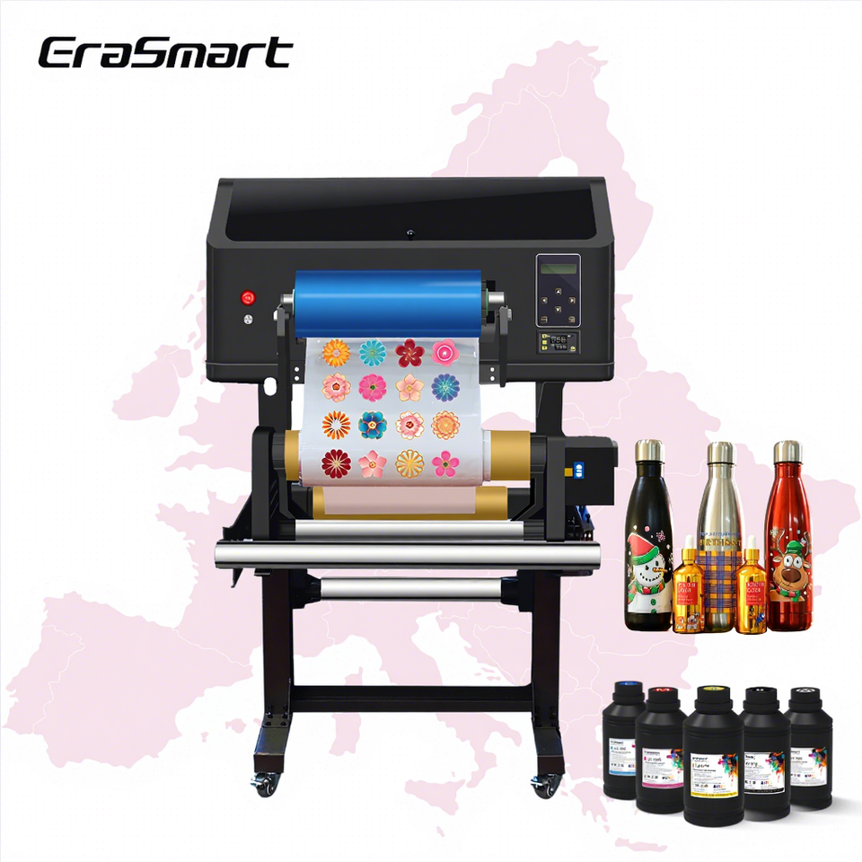 For New Easy Operate 12 Inches A3 30cm UV DTF Roll Printer with 3-Year ...