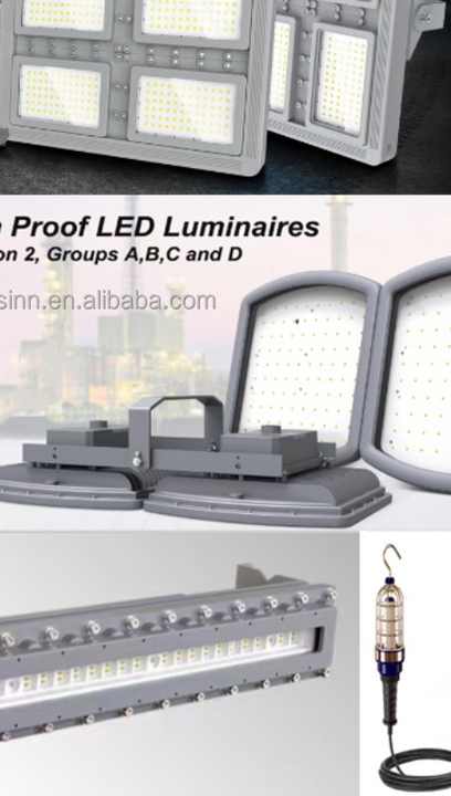 Linear LED Explosion Proof Lights Class 1 Div 1 Linear 4FT Explosion ...