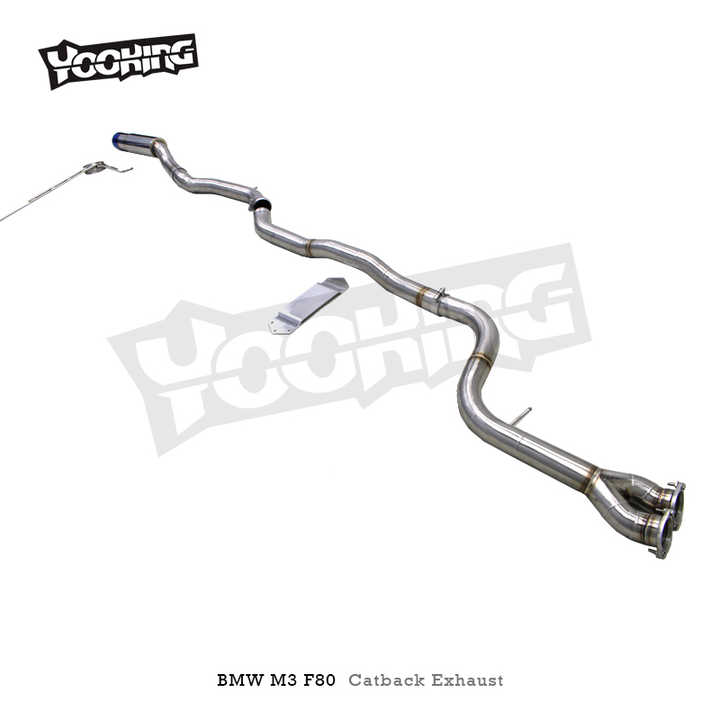Racing F80 Single Exit Exhaust for BMW M3/M4 Performance
