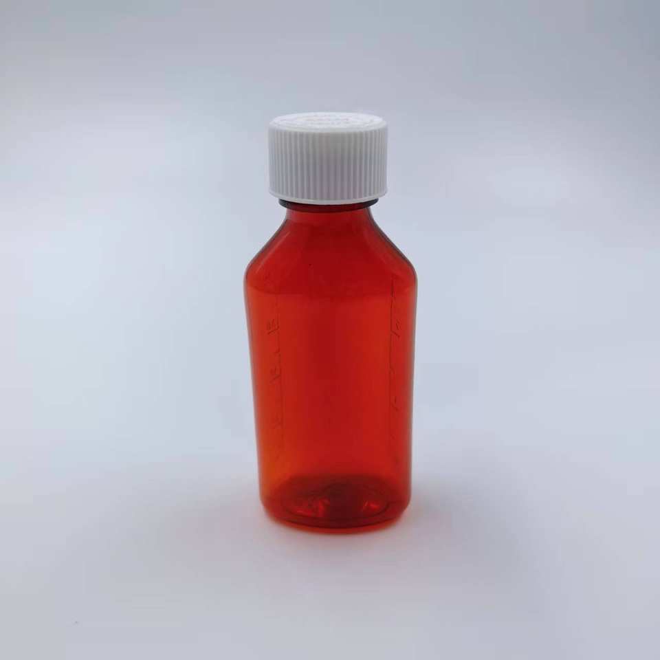 6OZ 8OZ PET Cough Syrup Bottle Plastic Container Medicine Liquid Oral ...