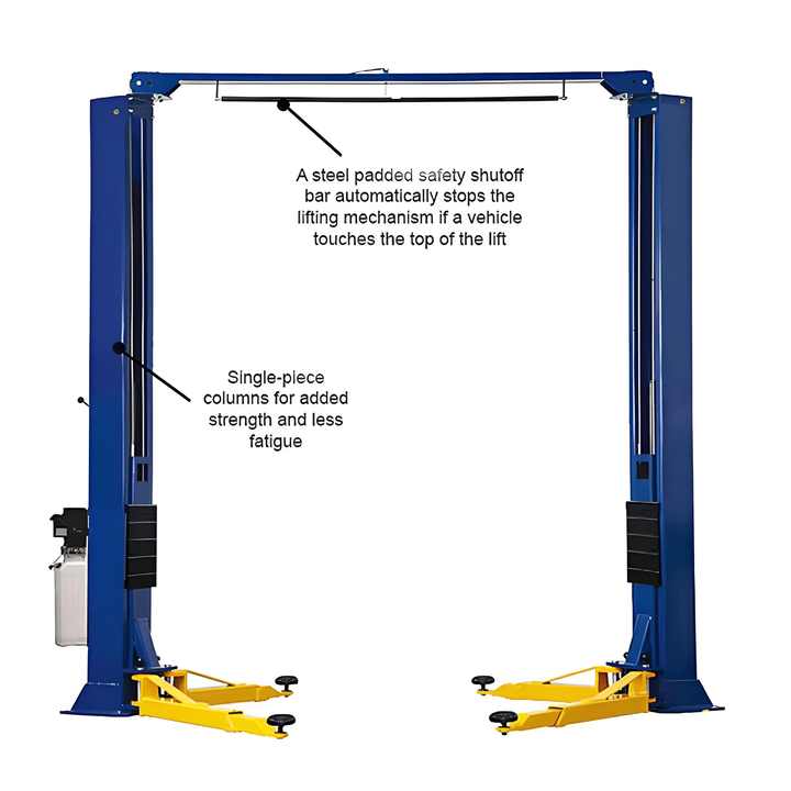 10000LBS/ 4500kg Two Post Car Lift - Efficient Workshop Solution