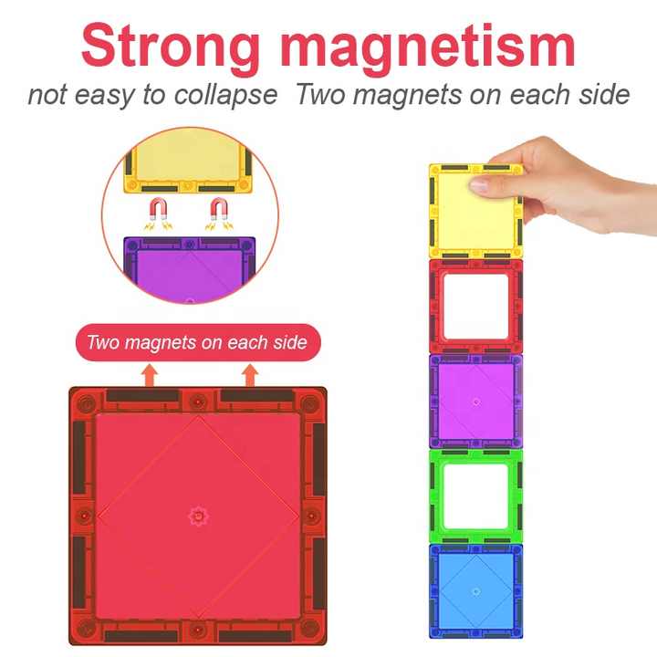 Magplayer Magnetic Building Block Sets for Kids' Learning