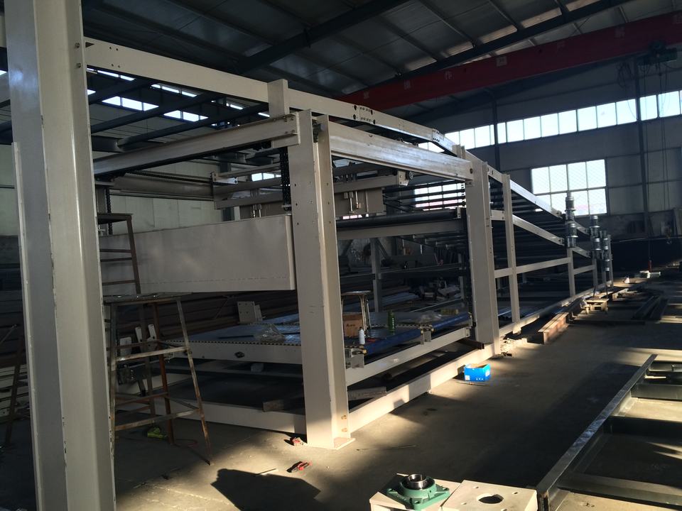 Duplex Angel Stacker Double Layer Stacker Machine for Corrugated ...