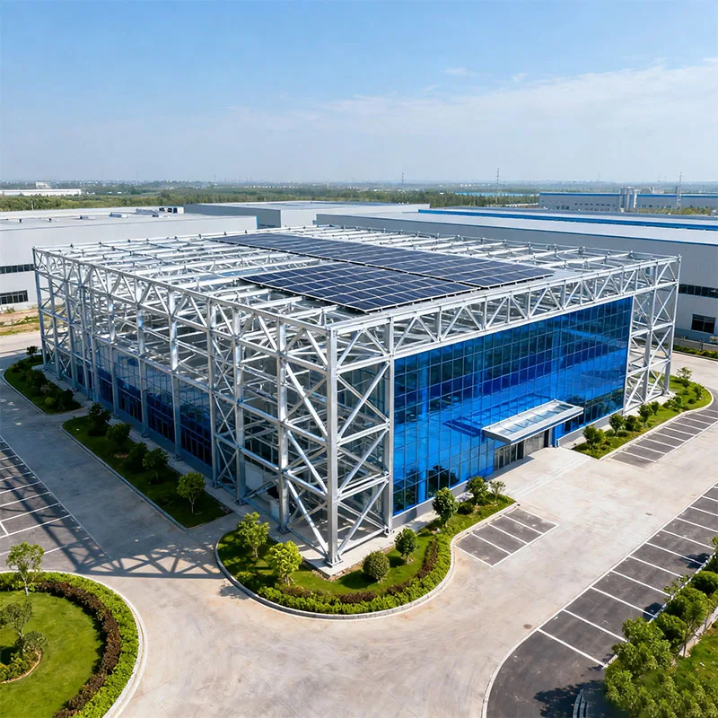 Steel Structure Buildings for Steel Structure Office Building with High ...