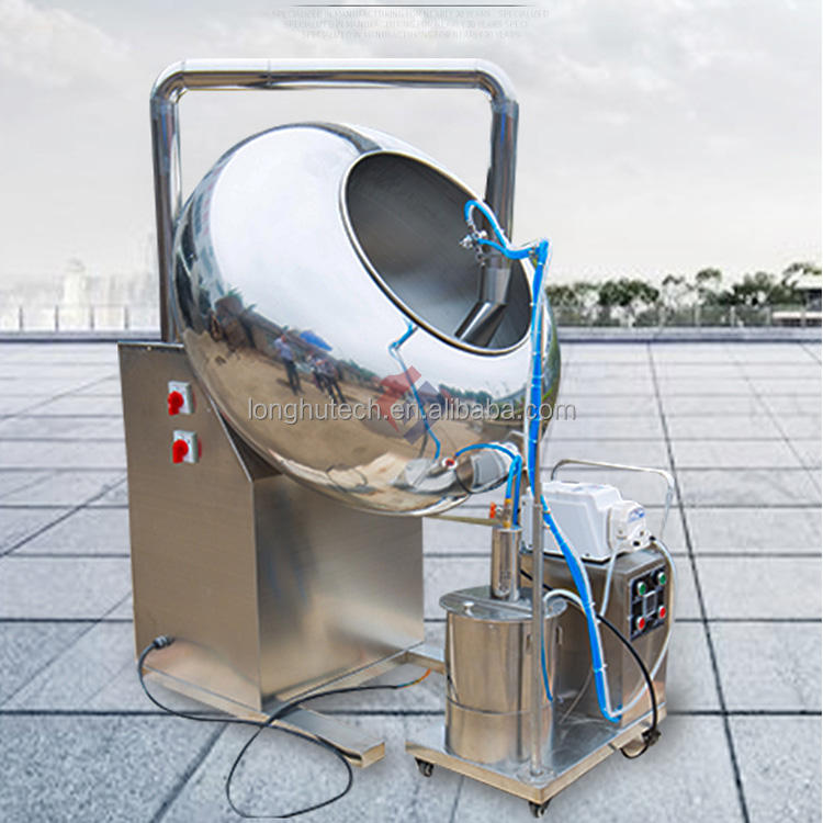 Commercial Fondant Sugar Coating Machine Almond Nut Peanut Solution ...