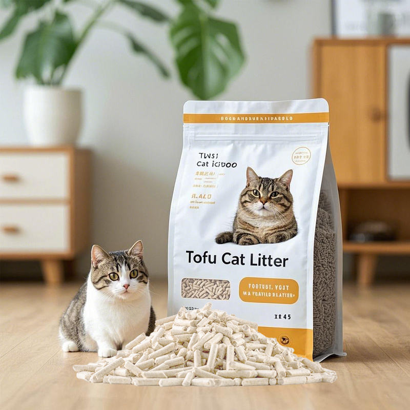 MSDS Certification Tofu Cat Litter Easy Clean Strong Clumping Odor Lock ...