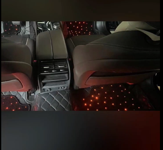 Universal Car Floor Mats - Starlight Optic Fiber Carpet