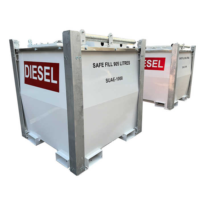 SUMAC 2025 Steel Portable Double-Walled Diesel Fuel Oil Tank with Fuel ...