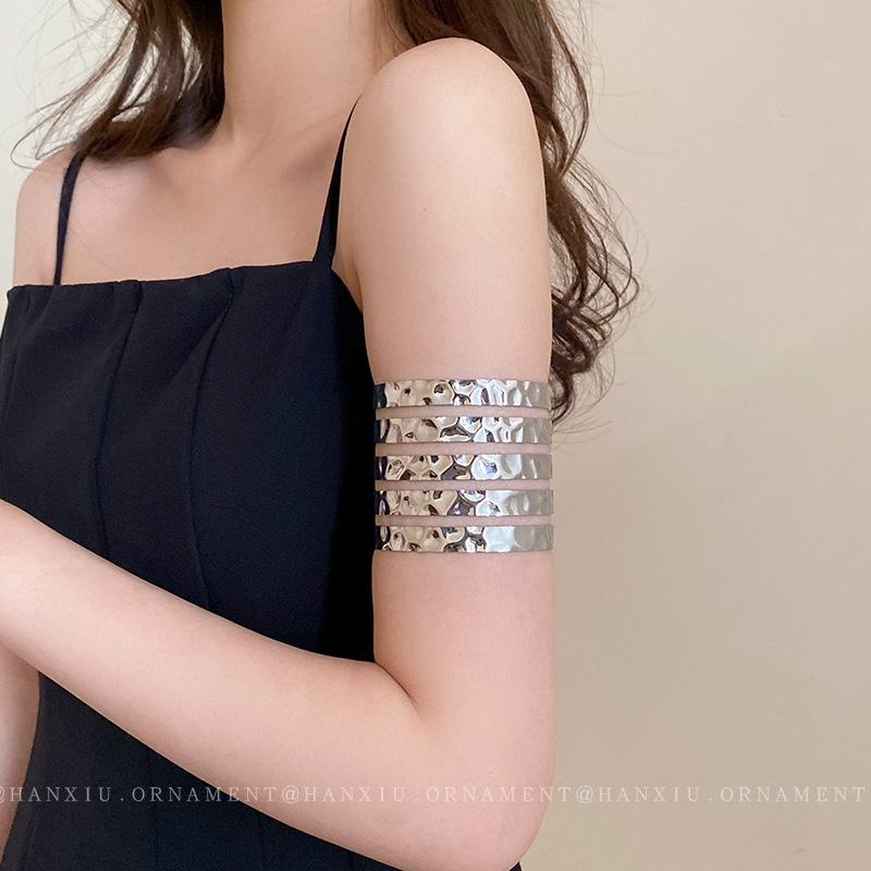 European American Style Irregular Geometric Opening Bracelet Simple ...