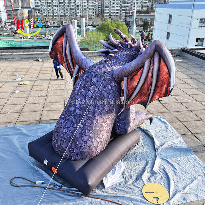 Holiday Amusement Park Decoration Inflatable Cartoon Model Ferocious ...
