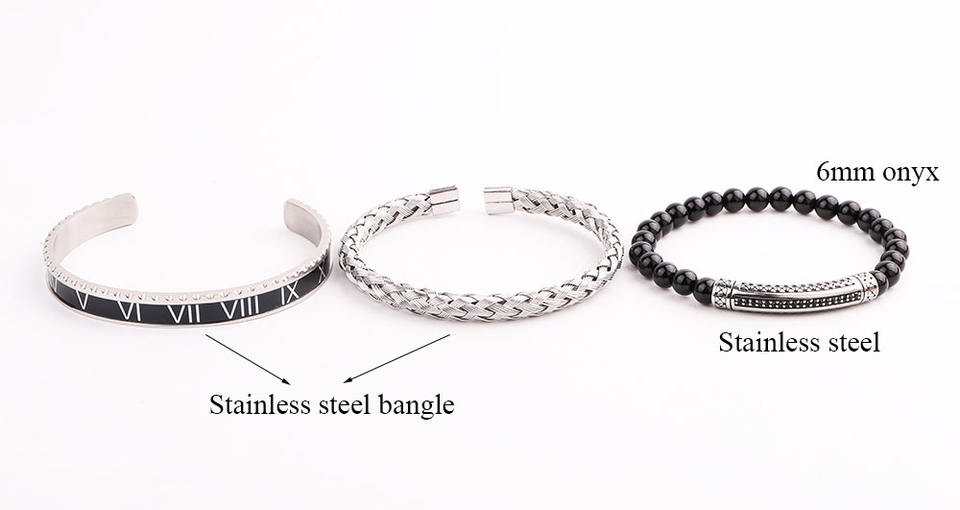 Shop Our Hot Selling Luxury 316L Stainless Steel Bangle Set with ...