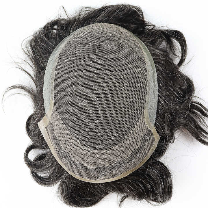 Customize Various Styles Any Size Color Human Hair Men Toupee System