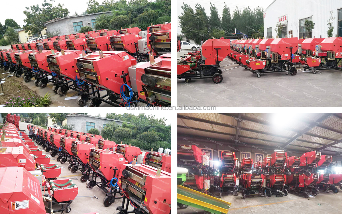 Automatic forage silage peanut corn straw automatic silage baler baler ...