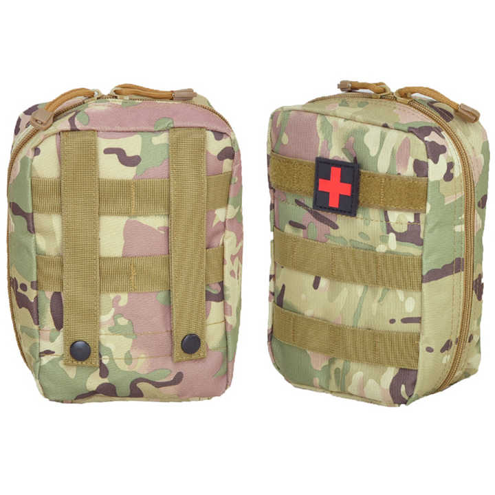 Tactical Medical Molle Pouch, Rip Away EMT First Aid Pouches IFAK Utility Medical Bag for ...