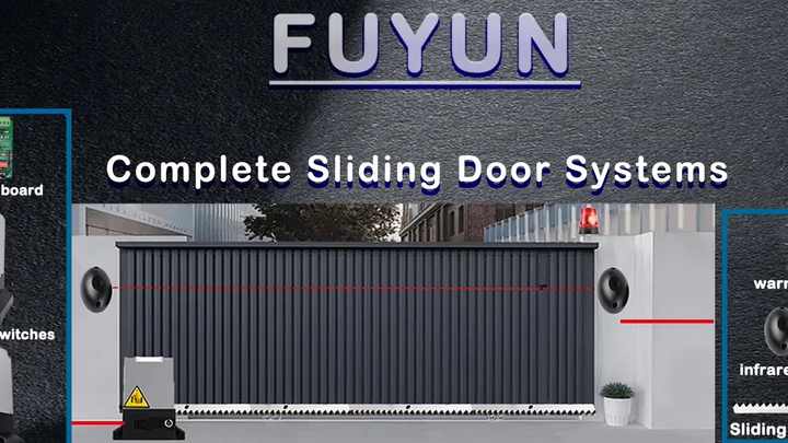 Professional Spring Limit Sliding Gate Opener Kit 450kg-2000kg