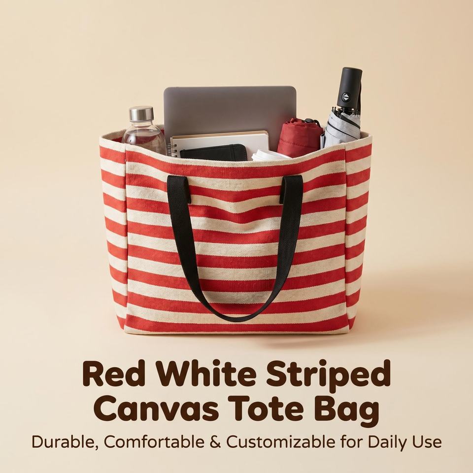 BunnyTote Fashion Letter Pattern Women's Canvas Shopping Bag ...