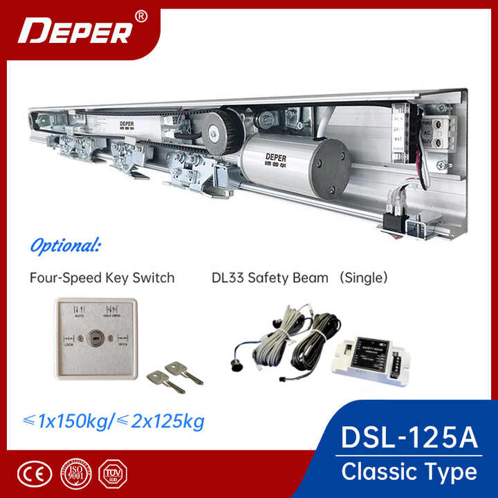 DEPER DSL-125A Automatic Sliding Door Operators for Glass Doors