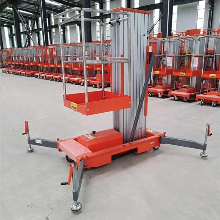 4-24 Meters Electric Man Lift Platform Work Vertical Mast Lift ...