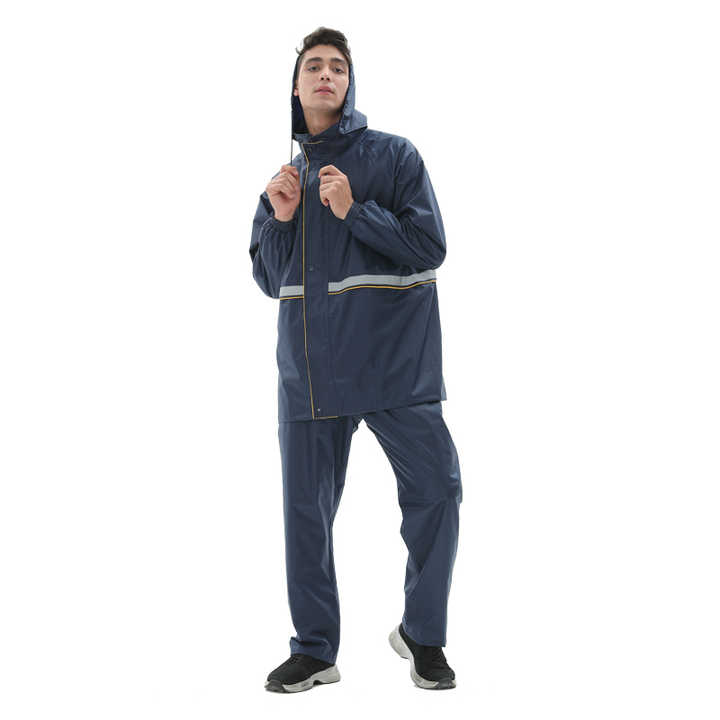 Rainfreem Factory Anti-Static Waterproof 190T Polyester Raincoat
