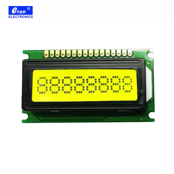 18-Pin Character LCD Display 8-Bit Yellow-Green Monochrome 16x2 STN Lcd ...
