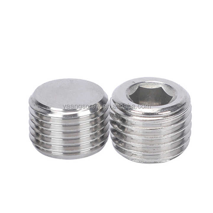 Hex Socket Plug - Metric Pipe Plugs in Stainless Steel