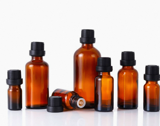 Brown Small Sample Glass Bottle Bayonet Big Head Cap Pump Sprayer for ...