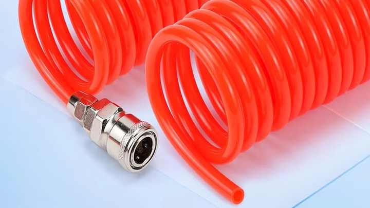 Customizable OEM Pneumatic Telescopic Spring Hose Flexible Polyurethane ...