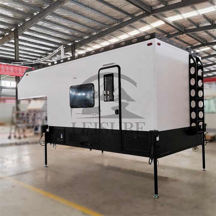 Leisure RV Aluminum 4x4 Demountable Ute Camper Popup Truck Camper Shell ...