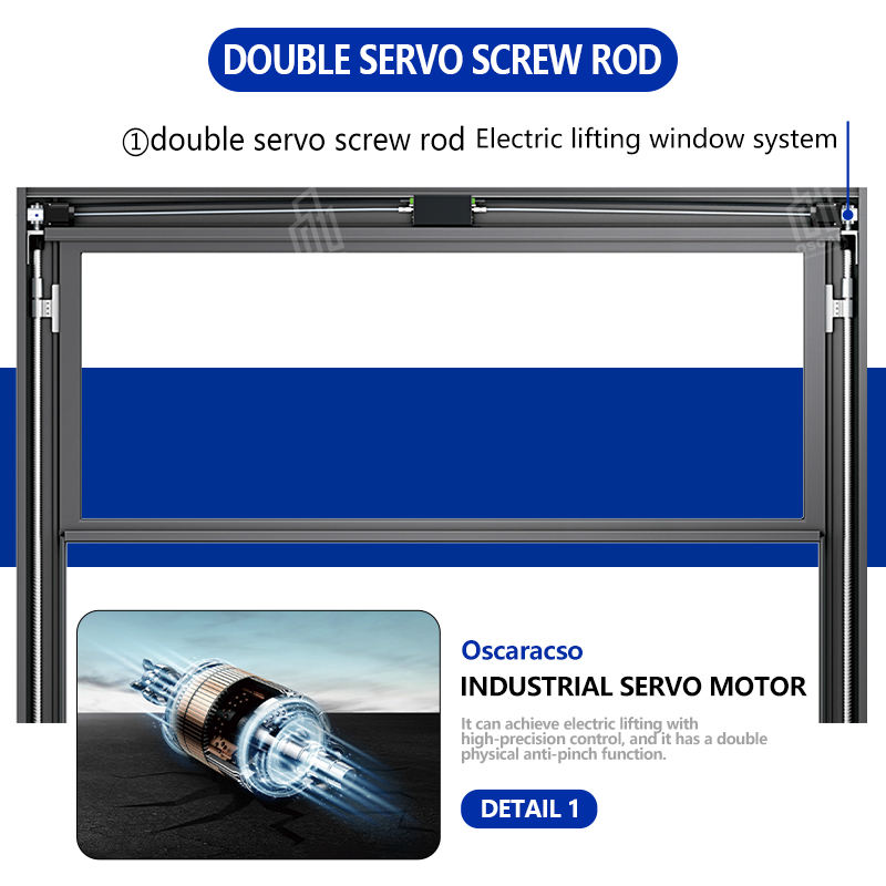 Double Hung Vertical Sliding Windows Soundproof Energy - Efficient ...
