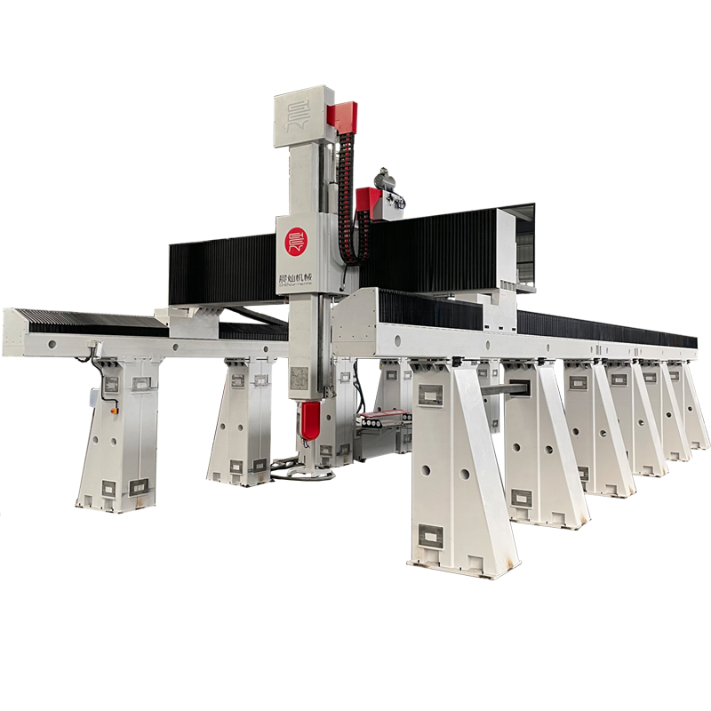 Large Format 5 Axis CNC Router Machine for Epoxy Board Wind Power Mold ...