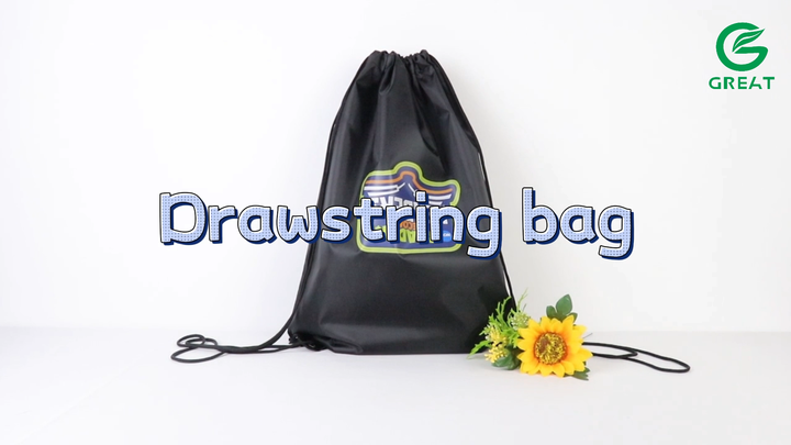 High Quality Polyester Draw String Custom Recycled Sports Backpack Gym ...