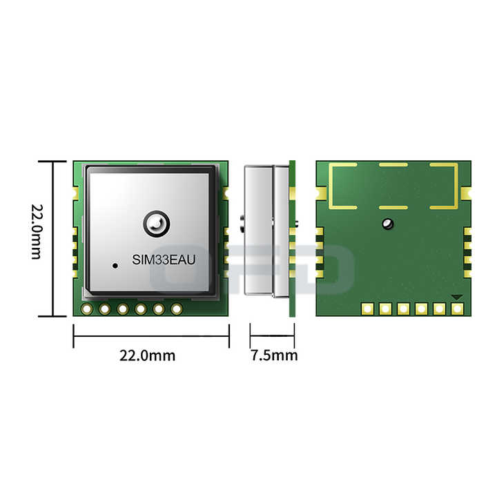 SIMCom SIM33EAU GNSS Module Integrated LNA 1PPS AGNSS Integrated Antenna High Performance ...