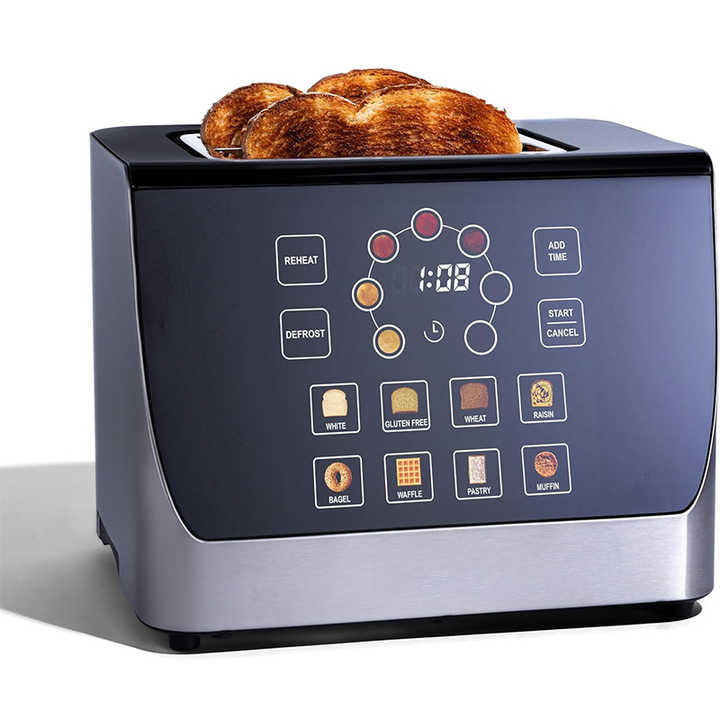 Smart 2-Slice Toaster Touch Screen Display 8-Bread Capacity 7-Browning ...