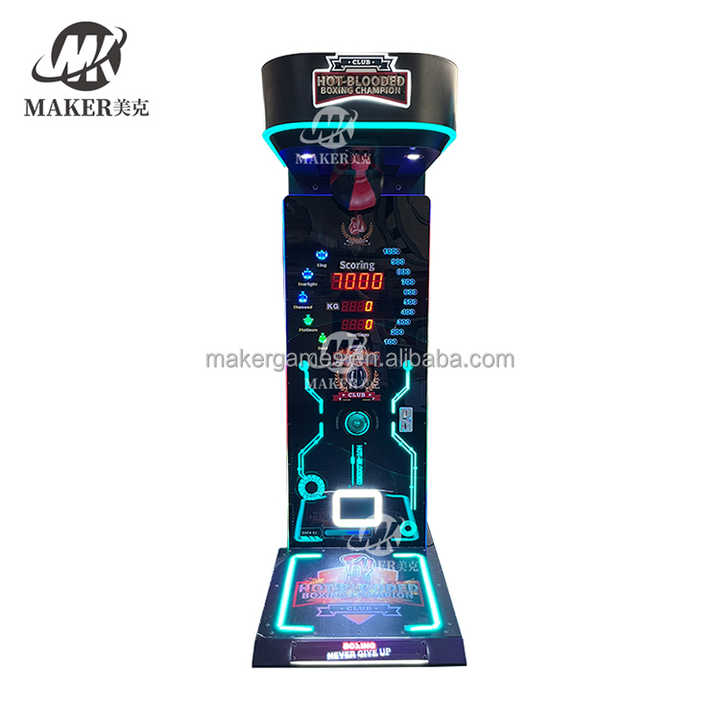 Street Amusement Boxing Punch Machine Arcade Punching Machine Outdoor ...