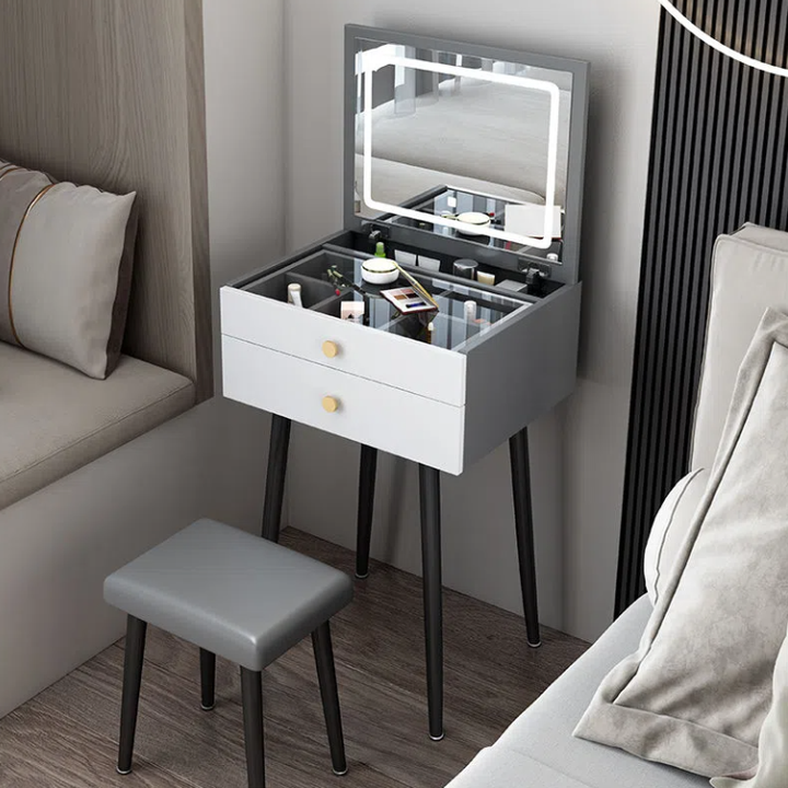 Flip Dressing Table Bedroom Modern Minimalist Small Apartment Girl ...