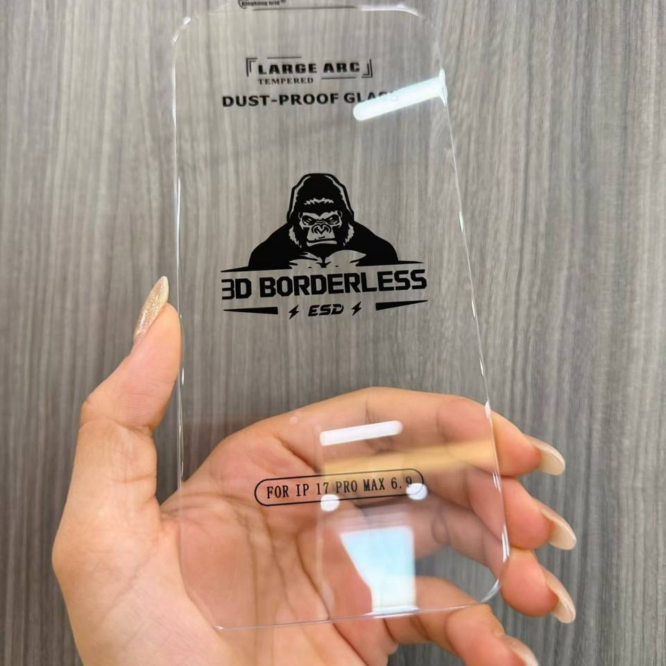 3D Borderless Large Arc ESD Dust-proof 9H Tempered Glass Screen ...