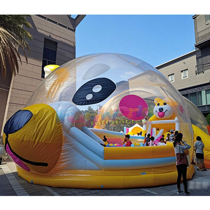 Shopping Mall Indoor Playground Ball Pit Pool Bubble House Inflatable ...
