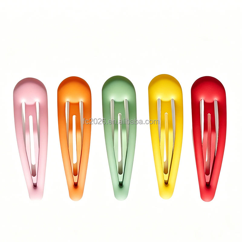 Candy Color Epoxy Hair Clips, Korean Style Custom Sweet Bangs Side ...